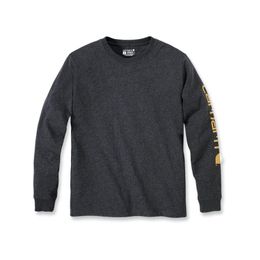 Carhartt Longsleeve "Logo L/S EK231" in Grau | Gr.: XL