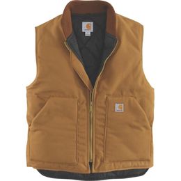 Carhartt Weste "V01 Insulated 106676" in Braun | Gr.: L