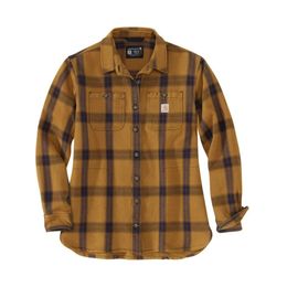 Carhartt Shirt "Heavyw. Twill L/S 105576" in Braun | Gr.: S