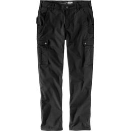 Carhartt Cargohose "Relaxed Ripstop 105461" in Schwarz | Gr.: W40/L30