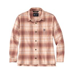Carhartt Shirt "Midw. Flannel L/S 105574" in Braun | Gr.: XL