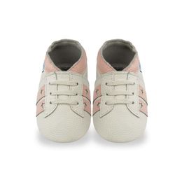 Yihakids Baby Krabbelschuhe aus Leder, weiche Lauflernschuhe mit rutschfester Sohle | Gr.: 19/20