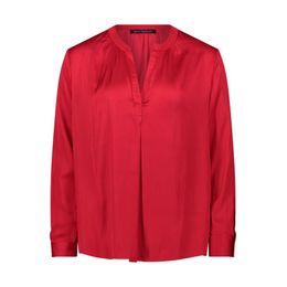 Betty Barclay Satin-Bluse langarm in Rot | Gr.: 46
