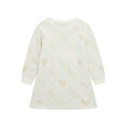 Guess Kleid M&auml;dchen Gr&ouml;&szlig;e 116 beige / wei&szlig;