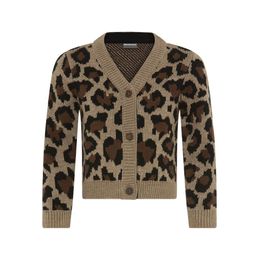 Kidsworld Strickjacke in gemustert leo | Gr.: 104/110