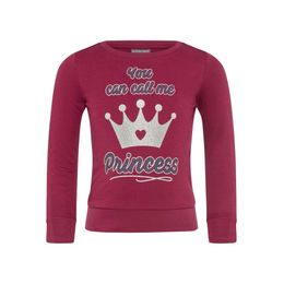 Kidsworld Langarmshirt in bordeaux | Gr.: 104/110