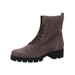 Gabor Leder-Boots in Grau | Gr.: 41