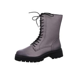 Marco Tozzi Schnürstiefel in Silber | Gr.: 36