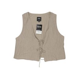 Zara Weste Damen Gr&ouml;&szlig;e M Second Hand beige