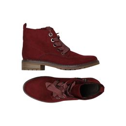 Marco Tozzi Stiefelette Damen Größe 39 Second Hand rot