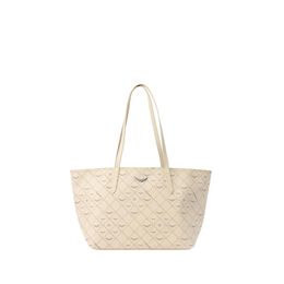Zadig & Voltaire Zadig & Voltaire Shopper Damen Größe One Size dunkelgrau / wollweiß