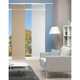 Schiebegardine Vision S "PIVE" Gr. 1, beige (sand), B:60cm H:260cm, Polyester, Gardinen, Schiebevorhang digitalbedruckt PIVE