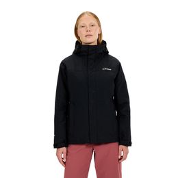 Funktionsjacke Berghaus "HILLWALKER 2.0 IA JKT AF", Damen, Gr. L, schwarz (schwarz, schwarz), Obermaterial: 100% Polyamid. Futter: 100% Polyester, Jacken Funktionsjacke