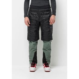Funktionshose Jack Wolfskin "ALPSPITZE INS CAPRI M", Herren, Gr. S (48), Normalgr&ouml;&szlig;en, schwarz, 1. OBERSTOFF 100% POLYESTER 2. OBERSTOFF 93% POLYESTER, 7% ELASTHAN FUTTER 100% POLYESTER F&Uuml;LLUNG 100% POLYESTER, Hosen Funktionshose