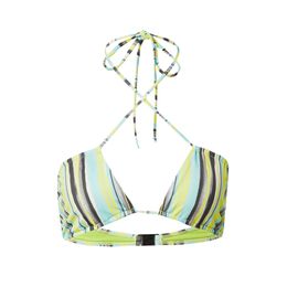 River Island Bikinitop Damen Gr&ouml;&szlig;e 80 hellblau / schilf / schwarz / wei&szlig;