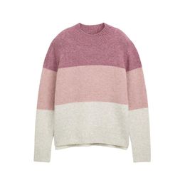 Tom Tailor Denim Pullover Damen Größe L ecru / rosa / altrosa