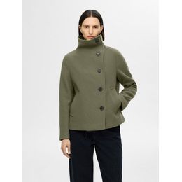 Selected &Uuml;bergangsmantel Damen Gr&ouml;&szlig;e L khaki