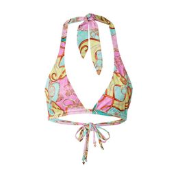 Guess Bikinitop Damen Gr&ouml;&szlig;e 70 hellblau / gelb / dunkelorange / hellpink