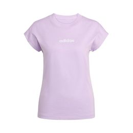adidas Sportswear Funktionsshirt 'Essentials' Damen Größe M lavendel / weiß