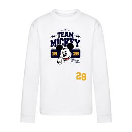 ABSOLUTE CULT Shirt 'Mickey Mouse - Team Mickey' Jungen Größe 122/128 navy / gelb / schwarz / weiß