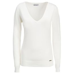 Influencer Pullover Damen Gr&ouml;&szlig;e M wei&szlig;