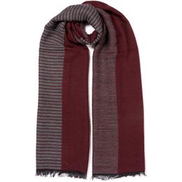 MONTI Strickschal aus hochwertigem Materialmix, Modeschal, maximaler Tragekomfort bordeaux