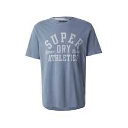 Superdry T-Shirt 'ATHLETIC ESS' Herren Größe L marine / hellgrau