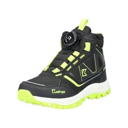 Kastinger Trekkingschuh »Wanderschuhe Lederimitat/Textil« Schwarz/Lime 29 29 Verschluss: Schnürung