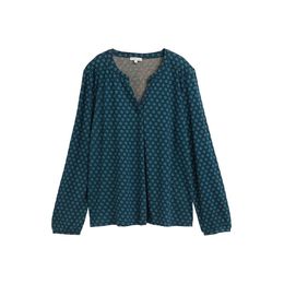 Tom Tailor Bluse Damen Gr&ouml;&szlig;e M marine / petrol