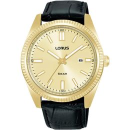 Lorus Quarzuhr Armbanduhr, Herrenuhr, Damenuhr, Datum schwarz Klassisch sch&ouml;ne Uhr f&uuml;r Sie & Ihn