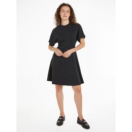 Tommy Hilfiger Jerseykleid »F&F INTERLCK MODAL KNEE DRS SS« in Knielänge Black XS - N-Gr N-Gr XS Taillierte Passform: betont die Silhouette und...