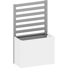BioHort Rankgitter f&uuml;r Hochbeet Belvedere 100 silberfarben-metallic