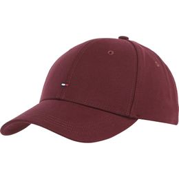 Tommy Hilfiger Baseball Cap &raquo;TH FLAG COTTON 6 PANEL CAP&laquo; Klemmverschluss, Logopr&auml;gung UNISEX Raspberry Truffle