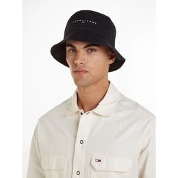 Tommy Jeans Fischerhut »TJM LINEAR LOGO BUCKET HAT« mit gesticktem Logoschriftzug UNISEX Buckethat Black