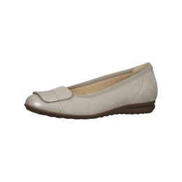 Gabor Ballerina »Ballerinas Nubukleder/Textil« Puder 40 40 Verschluss: Schlupfschuh