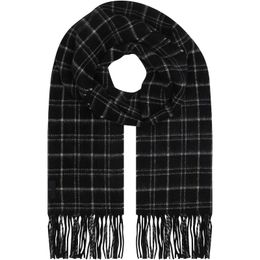 Calvin Klein Schal »MINI CHECK WOOL SCARF« mit Logopatch Ck Black Mini Check Aop