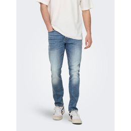 Only & Sons ONLY & SONS Slim-fit-Jeans »ONSLOOM SLIM JAX DBD 9138 DCC DNM NOOS« light blue denim 32 - Länge 32 Länge 32 32 Slim-fit-Jeans mit normaler Leibhöhe...