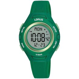 Lorus Chronograph »Kids« Armbanduhr, Kinderuhr, Lernuhr, Geburtstag, Schulanfang, Geschenkidee grün 0 Angesagter Chronograph für Kinder