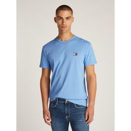 Tommy Jeans T-Shirt »TJM REG BADGE TEE EXT« mit Logostickerei Sugarplum Blue XXL XXL T-Shirt in Unifarbe von Tommy Jeans