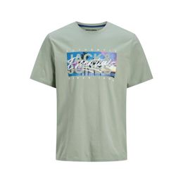Jack & Jones JACK & JONES Print-Shirt &raquo;JJCOLTON PHOTOPRINT TEE SS CREW NECK&laquo; Iceberg Green XS XS Kurzarm und pflegeleichtes Material f&uuml;r optimalen Tragekomfort