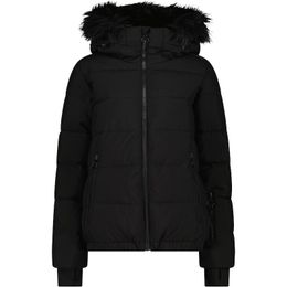 CMP Winterjacke »WOMAN JACKET FIX HOOD« mit Kapuze schwarz 44 44 Winterjacke und Skijacke von Campagnolo