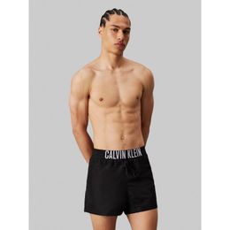 Calvin Klein Swimwear Badeshorts »SHORT WB« mit Logobund Pvh Black M (50) - N-Gr N-Gr M (50) Badeshorts von Calvin Klein Swimwear