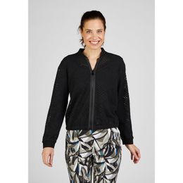 Rabe Sommerjacke mit Lochmuster schwarz 52 52 Indoorjacke von Rabe