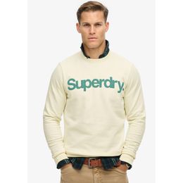 Superdry Sweatshirt »CLASSIC CORE LOGO SWEATSHIRT« Oyster Cream 3XL 3XL Cooles Sweat mit Rundhals von Superdry