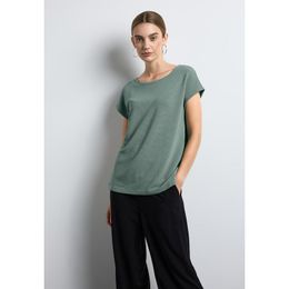 Street One Shirttop mit LENZING EcoVero seafoam green 46 46 Ottoman-T-Shirt von Street One