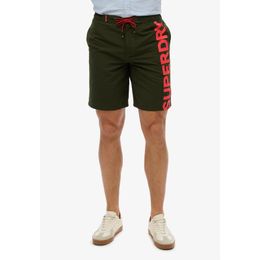 Superdry Badeshorts »CLASSIC 19 LOGO BOARDSHORT« Surplus Goods Olive Green XXL - N-Gr N-Gr XXL Für den perfekten Strandtag