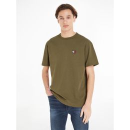 Tommy Jeans T-Shirt »TJM CLSC TOMMY XS BADGE TEE« Drab Olive Green XL XL T-Shirt von Tommy Jeans