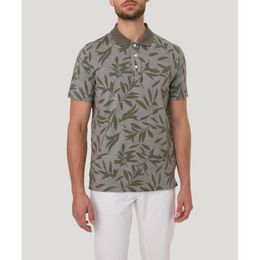Pierre Cardin Poloshirt »Polo-shirt KN« mit All-Over Print dusty olive XL XL Poloshirt von Pierre Cardin