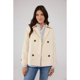 LIEBLINGSST&Uuml;CK Lieblingsst&uuml;ck Damen Kurzjacke &raquo;IniaL&laquo; mit Stickerei am &Auml;rmel beige 34