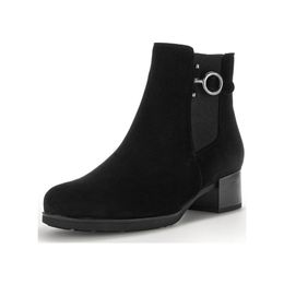 Gabor Chelsea Boots '35.501' Damen Größe 39 schwarz / silber Winterschuhe
